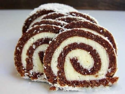 Rychlá nepečená kokosovo-čokoládová roláda: Skvělý recept pro všechny ...